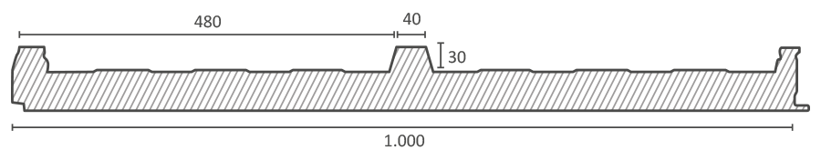 Panel Sandwich Cubierta – Sider Panel